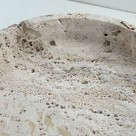 Accents | International Brass House 12in Travertine Stone Decorative ...